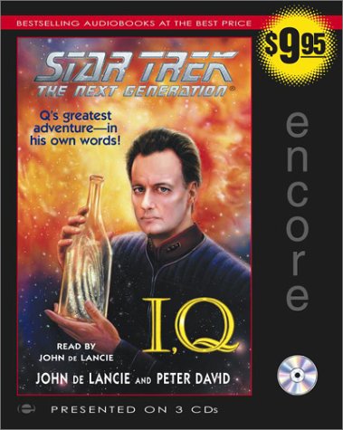 Star Trek: The Next Generation: I, Q 978-0743532754 Star Trek Book Club