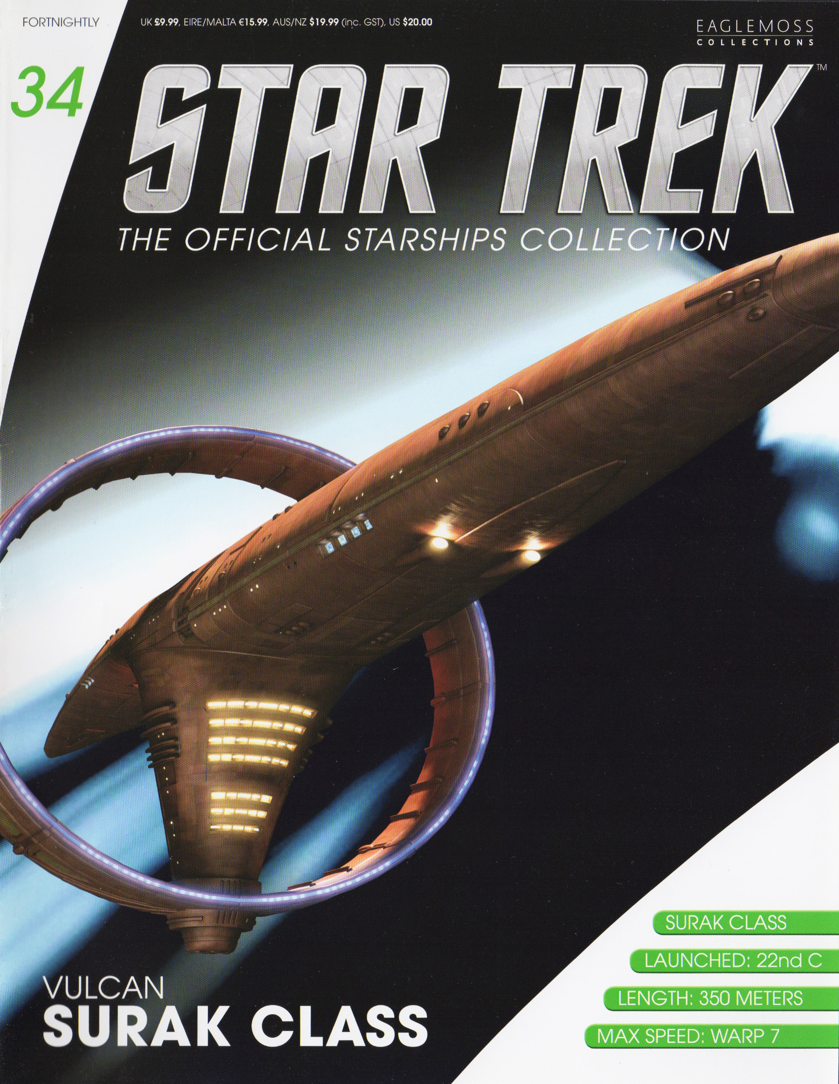 Star Trek: The Official Starships Collection #34 Vulcan Surak Class ...