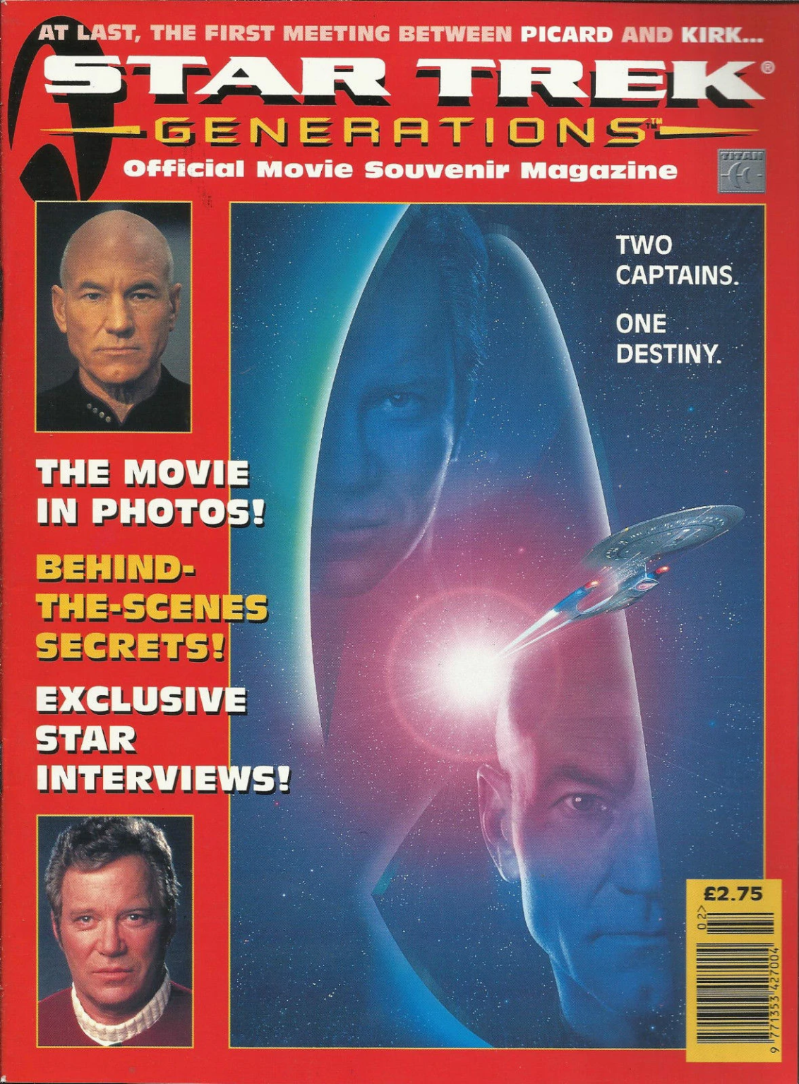 The Official Star Trek: Generations Movie Magazine – Star Trek Book Club